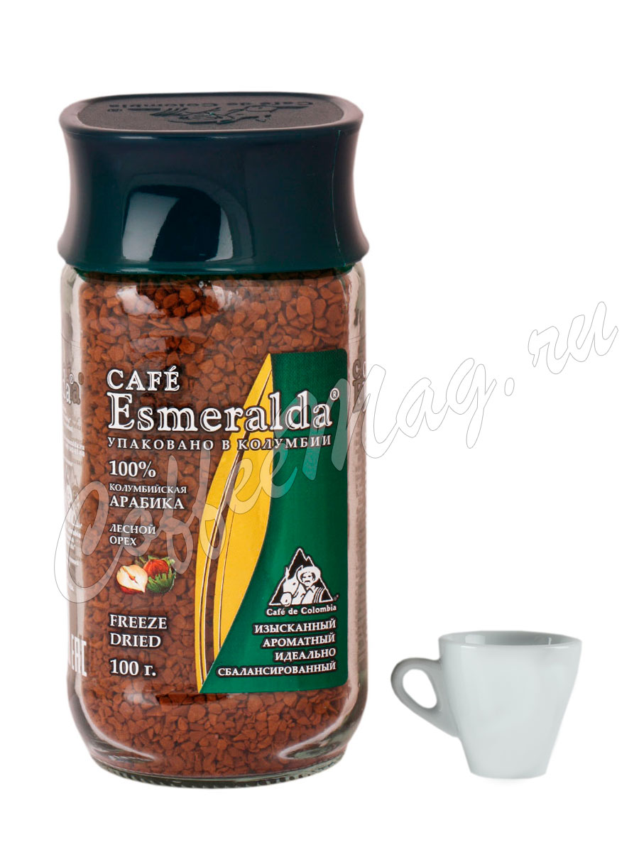 Кофе Cafe Esmeralda растворимый Лесной Орех 100 г - купить - заказать