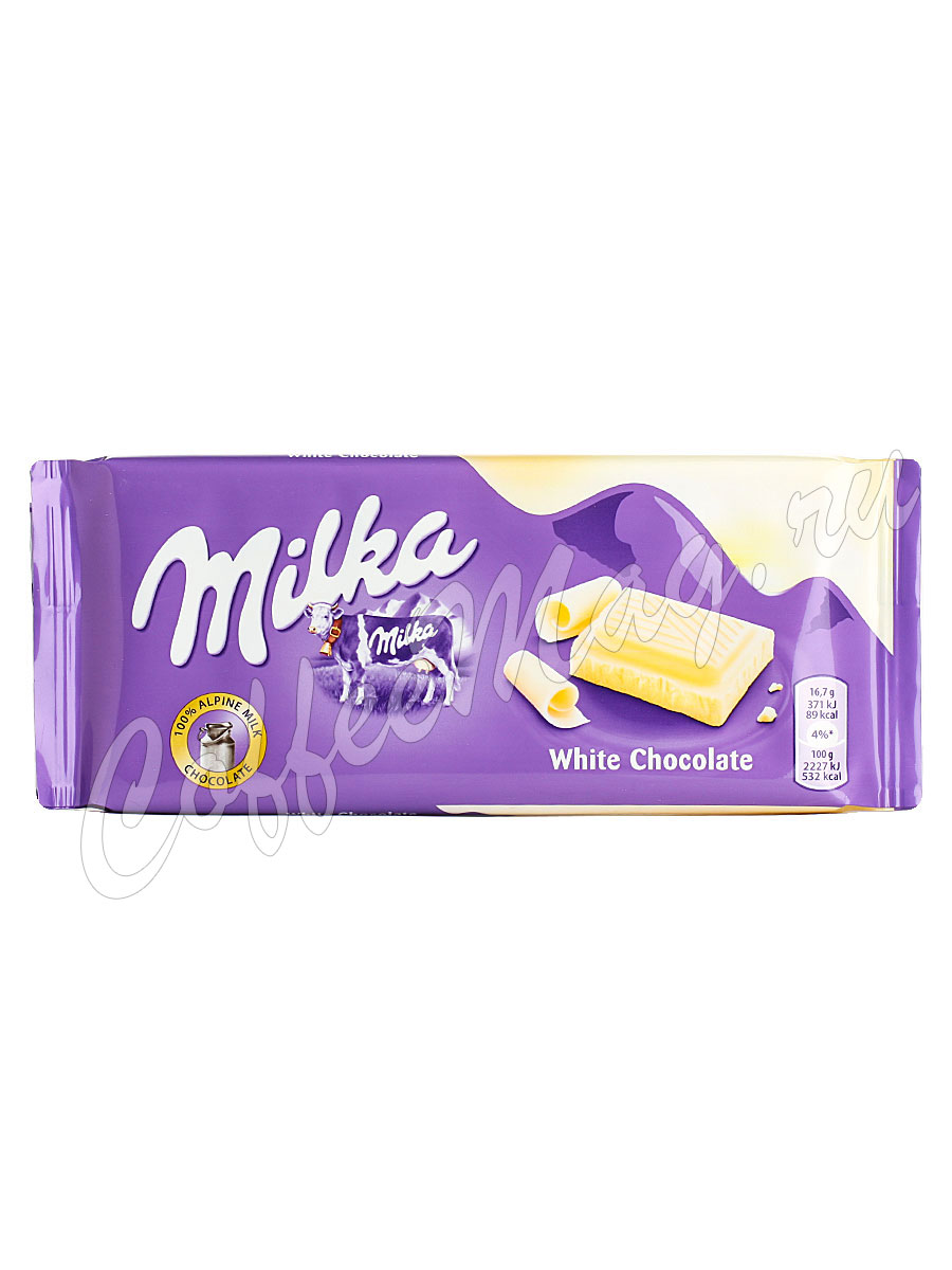Шоколад Milka белый шоколад 100 г - купить - заказать